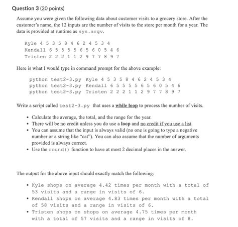 solved question 3 20 points assume you were given the