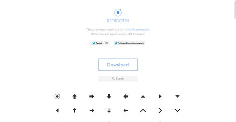 Ionicons Icons