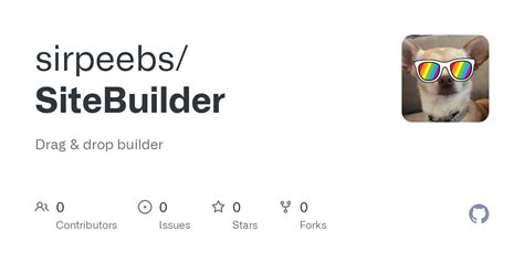 Github Sirpeebssitebuilder Drag And Drop Builder