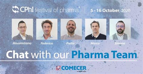 Comecer On Linkedin Comecerforpharma Cphi2020