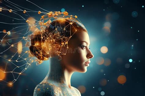 A Man Communicates With A Computer Concept Artificial Intelligence Neural Networks