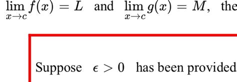 Real Analysis Problem With Understanding A Step In Epsilon Delta