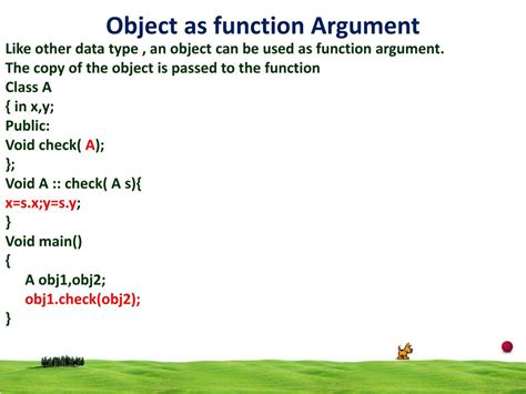 Ppt Object As Function Argument And Object Returning Object Powerpoint