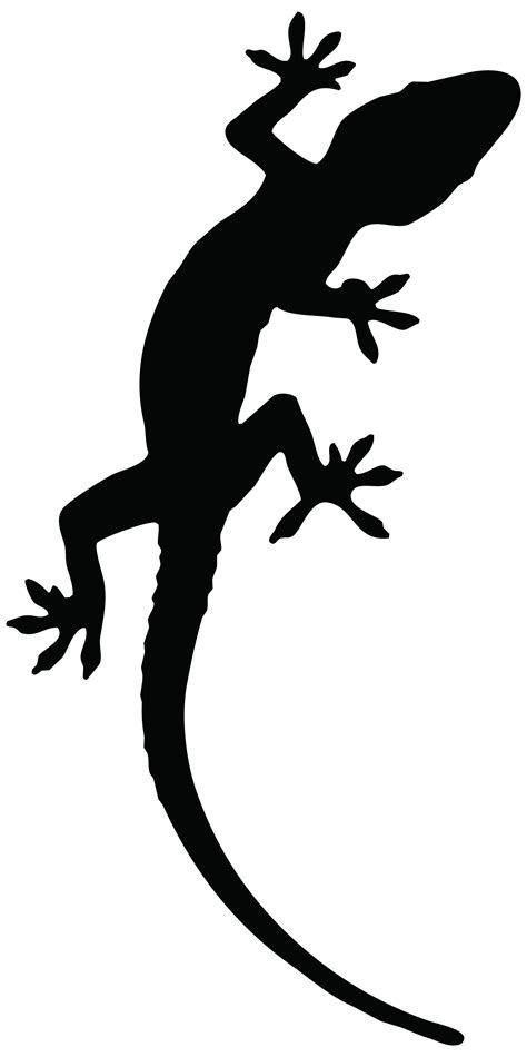 Gecko Stencil Clipart Best
