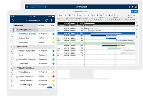 Smartsheet Gantt Chart Ponasa
