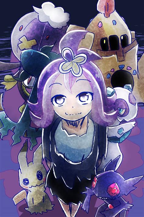 Safebooru 1girl Acerola Pokemon Anchor Arms Behind Back Bangs Closed Mouth Costume Dhelmise