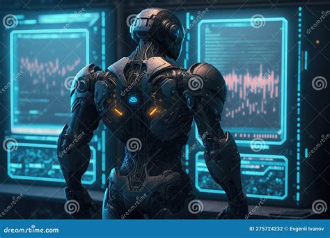 Sad Robot Looks Out The Window Robotic Recognizes Emotions Illustration Generative Ai