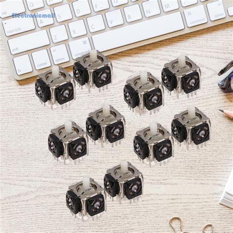 10 ชิ้น 3d Analog Sensor โมดูลทนทาน Analog Thumb จอยสติ๊กสําหรับ Ps 3 Controlle