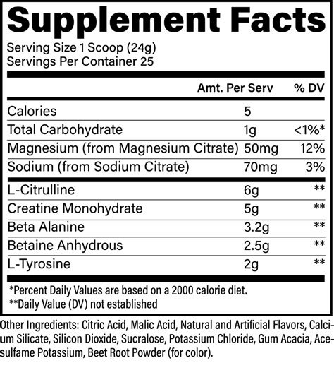 Cbum Essential Performance 6 Ingredient Stim Free Pre Workout