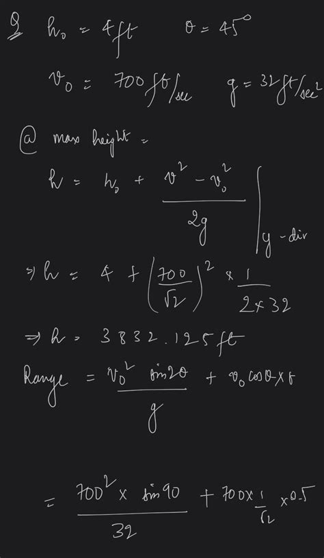 [solved] Use The Model For Projectile Motion Assuming There Is No Air Course Hero