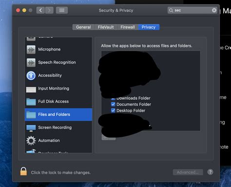Accessibility Prompts For Downloadsdocumentdesktop Folders In Macos Catalina · Issue 23968