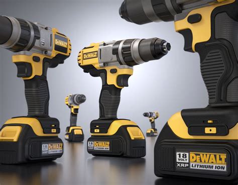 Dewalt Power Tools Keyshot Render Tools Dewalt Drill Dewalt Power