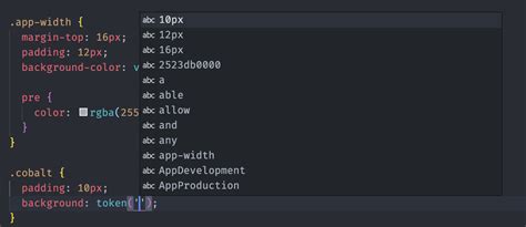 No Intellisense For Scss `token` Function · Issue 15 · Terrazzoappterrazzo · Github