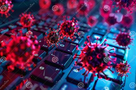 Computer Alert Cybersecurity Software Detecting Trojans Initiating