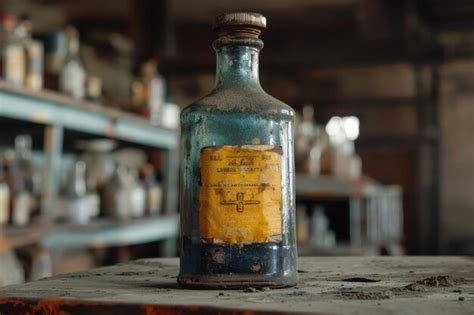 Solvent Laboratory Use Bottle Premium Ai Generated Image