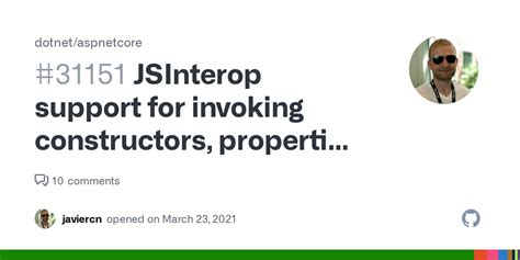 Jsinterop Support For Invoking Constructors Properties And Supplying