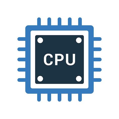 Premium Vector Chip Computer Cpu Processor Icon Simple Editable Vector Graphics