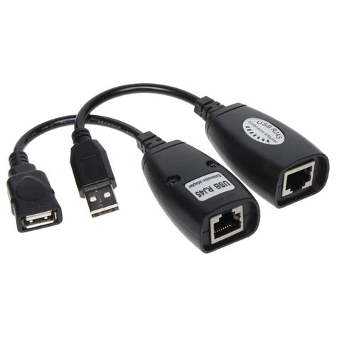 Pasywny Przedłużacz Myszy Usb Na Odległość 50m Za Pomocą Skrętki Utp