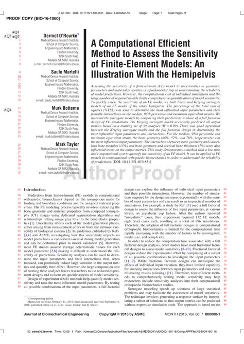 pdf a computational efficient method to assess the sensitivity of