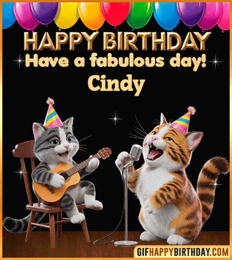 🎉 Happy Birthday Cindy  🎂 Funny And Personalized Animated Wishes