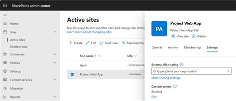 Project Online Sharepoint Custom Script Control Impact Microsoft
