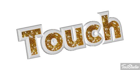 Touch Word Animated  Logo Designs