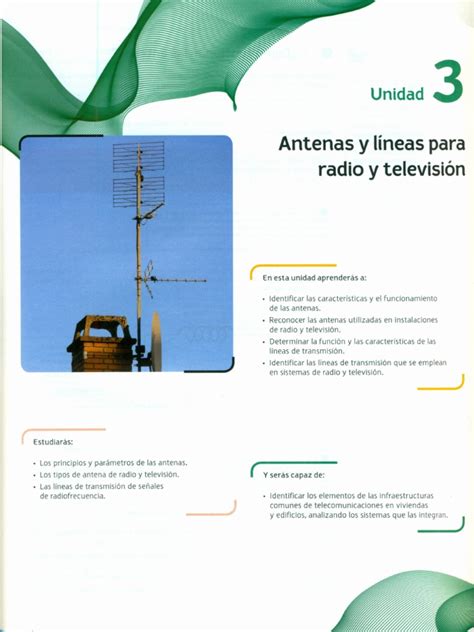 Tema 3 Antenas Y Lineas Para Radio Y Television Pdf Antena Radio Radio