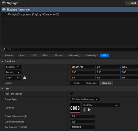 Quicky Cubemap For Reflections Unreal Spaceplaceinterface