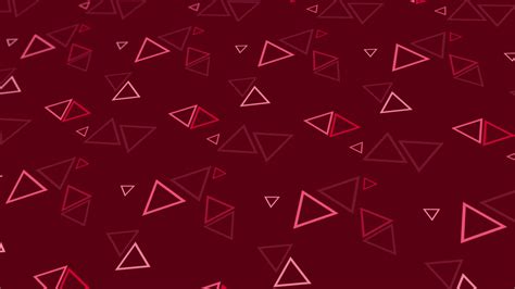 Animated Abstract Pattern With Geometric Elements In Red Tones Gradient