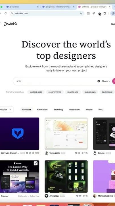 Using Dribbble To Find Good Ui For Your Saas Startup Ai Replitai