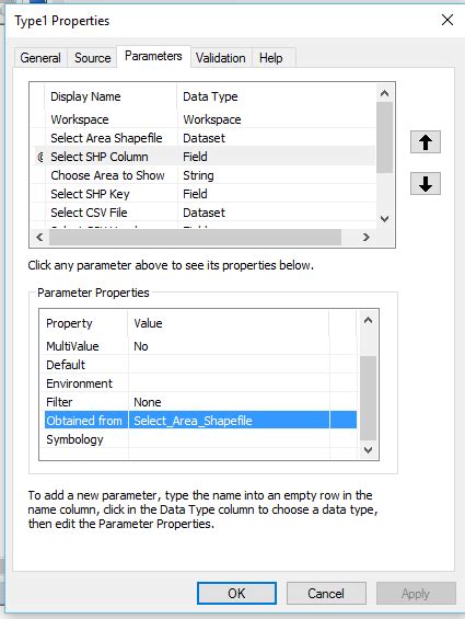 Python Arcgis Bug Script Parameter Property Obtained From Stack