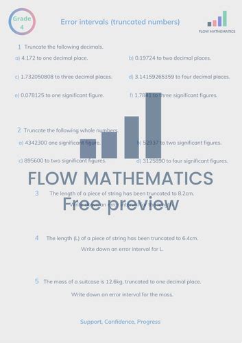 Error Intervals Rounding And Truncating Teaching Resources