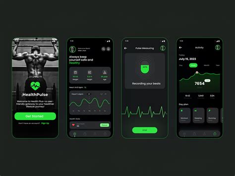 Health Fitness Mobile App Design Behance