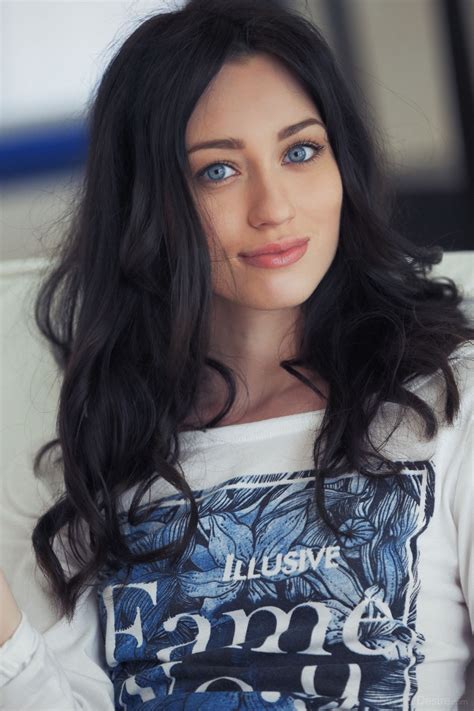 Metart Magazine Zsanett Tormay Black Hair Blue Eyes Hd Wallpaper