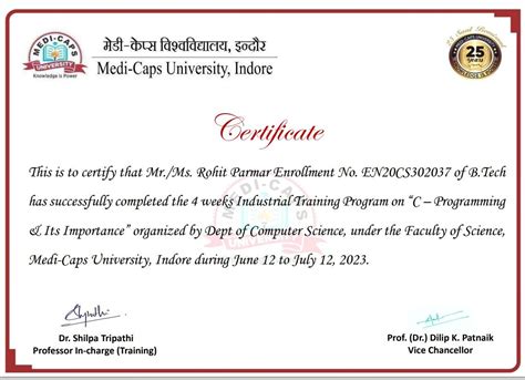 Cprogramming Certificateofachievement Softwaredevelopment