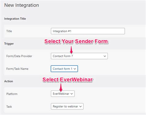 Everwebinar Advanced Form Integration