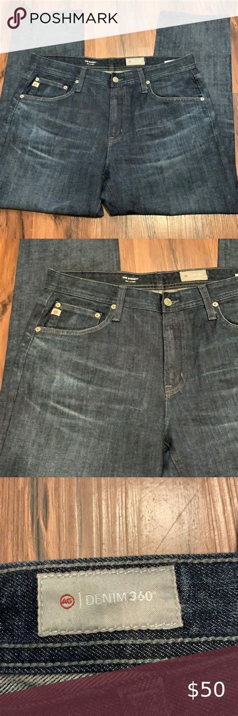 Ag Mens The Everett Slim Straight Leg Jeans Denim 360 34x28 Classic Masculinity
