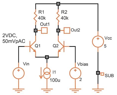 Differential Pair Amplifiers Differential Pairs Electronics Textbook