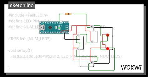 Nano W2812 Wokwi Esp32 Stm32 Arduino Simulator