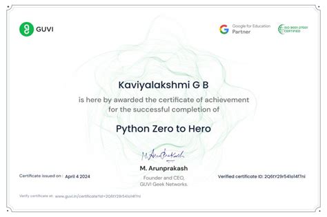 Kaviyalakshmi Boopalan On Linkedin Python Codingskills