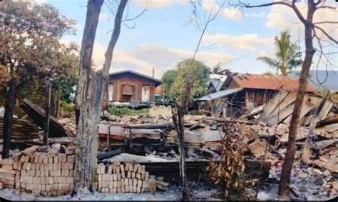 မြင်းခြံ၊ ဖုံကျေးရွာကို စစ်ကောင်စီစီးနင်းတိုက်ခိုက်မှု ဒေသခံ ၃ ဦးသေဆုံး Bur Mizzima Com