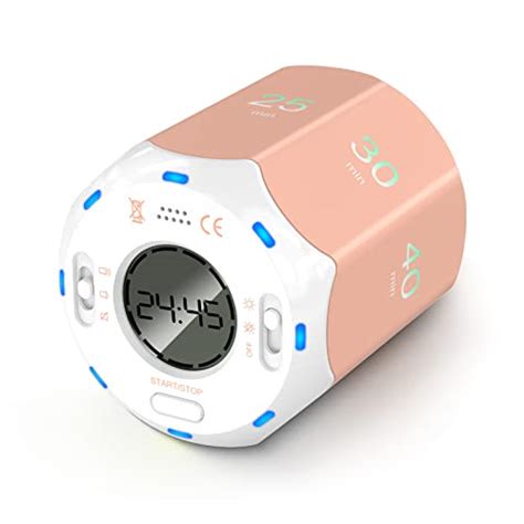 Pomodoro Timers Octagonal Digital Cube Timer Visual Magnetic Flip Focus Timer Desk