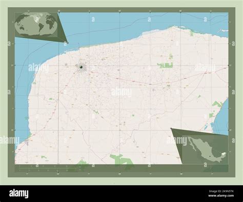 Yucatan State Of Mexico Open Street Map Corner Auxiliary Location