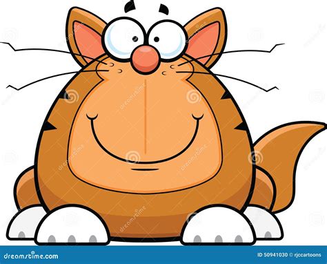 Cartoon Funny Cat Happy Stock Vector Image 50941030