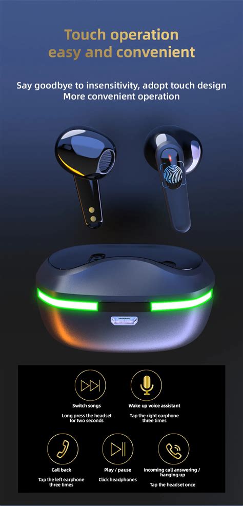 Pro60 Tws Black Pods Ready To Ship Tws Wireless Earbuds For Mobile