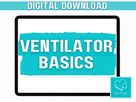 Ventilator Basics Cheat Sheet Nurse Study Sheets Etsy