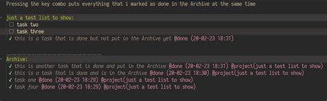 Archive Todo Lists Issue 823 Vimwiki Vimwiki GitHub