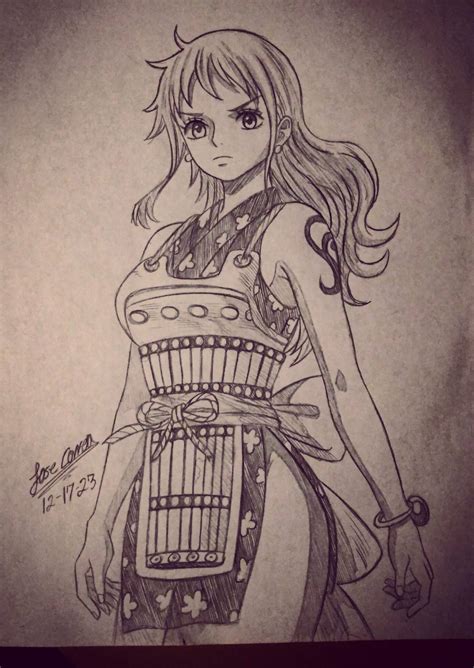 Nami Sketch One Piece Amino