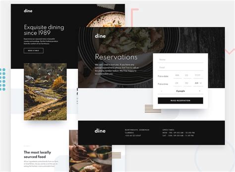 GitHub Aitchjames Dine Restaurant