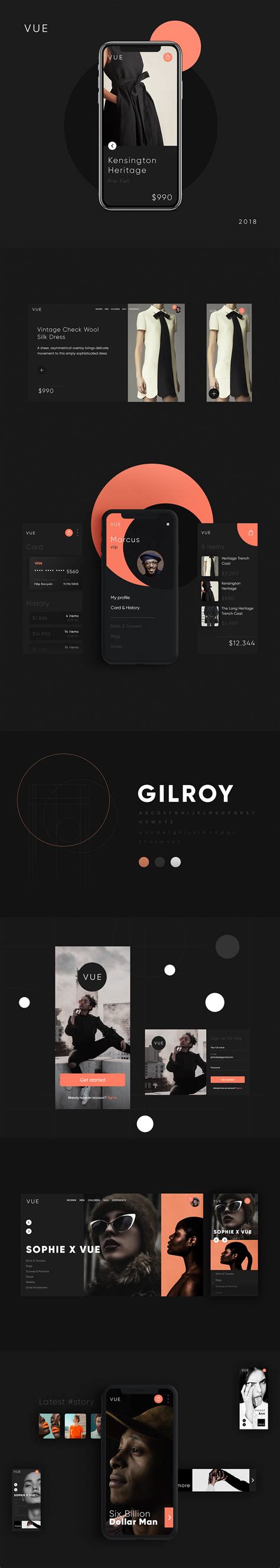 VUE Store On Behance